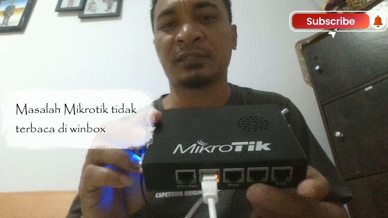 Masalah Mikrotik Tidak Terbaca di Winbox - YouTube