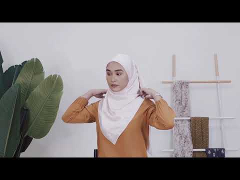 UMMA Hijab Tutorial #34 - Monogram Square Scarf Styling Session