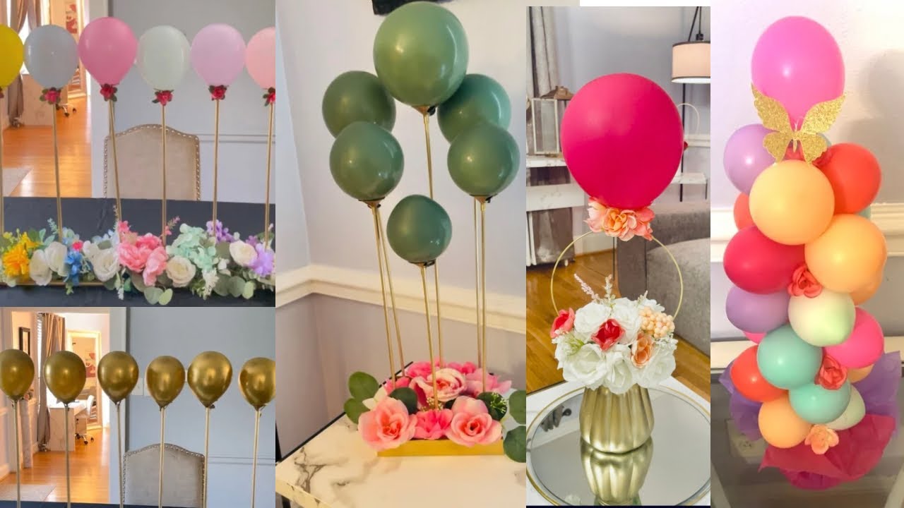 BALLOON TABLE CENTERPIECE | VERY EASY - YouTube