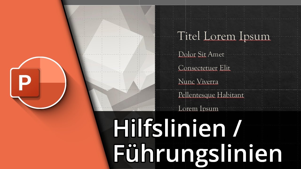 Powerpoint Hilfslinien | PowerPoint Führungslinien einfügen Tutorial ...