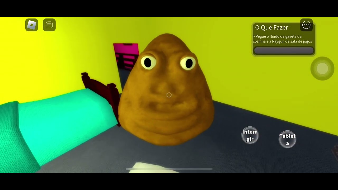 Jogando o jogo do pou no Roblox - YouTube