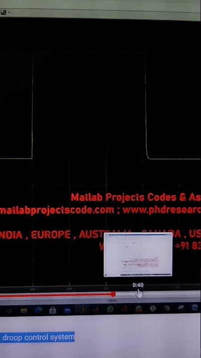 Microgrid simulation analysis and off grid droop control system - YouTube