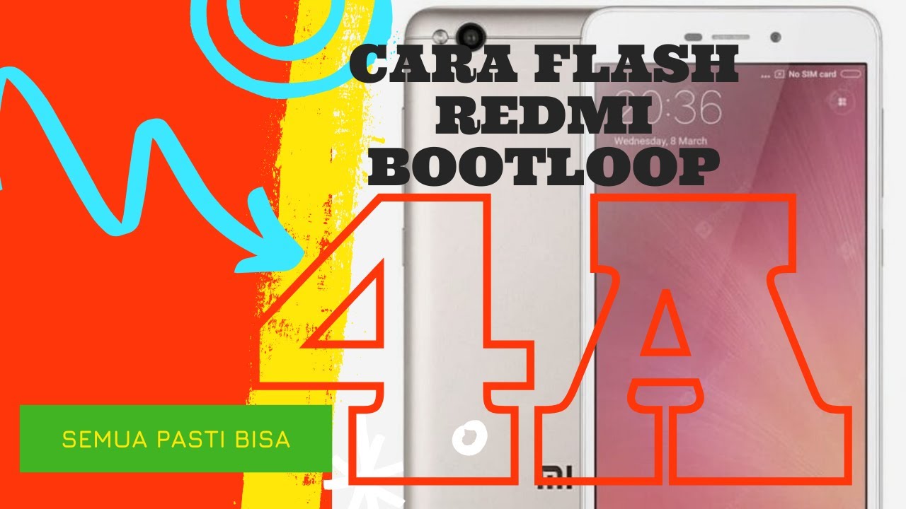 cara flash redmi 4A miui 10 bootloop via miflashtool - YouTube