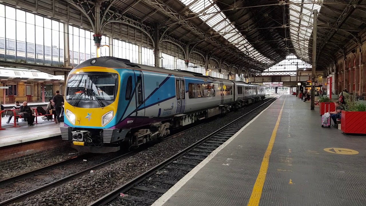 Transpennine Express Class 185 at Preston - YouTube
