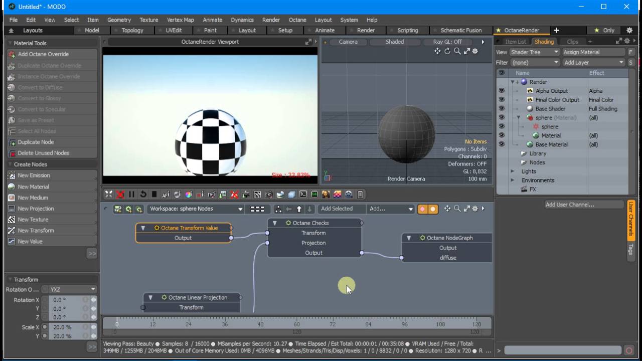OctaneRender for Modo - NodeGraph Node Tutorial - YouTube