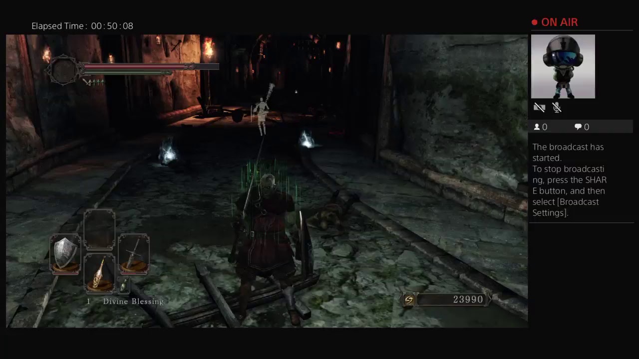 Bad player trying to beat executioners chariot DS2 SOTFS - YouTube