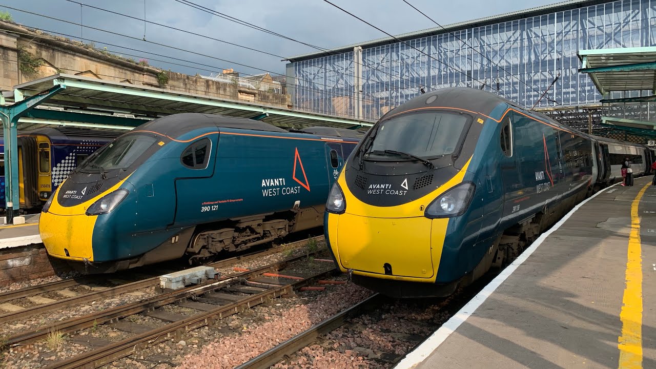 Trains at Carlisle 12/8/20 - YouTube