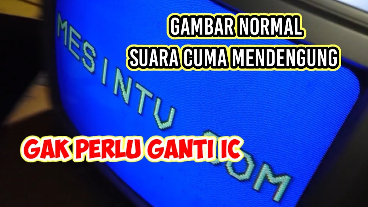 tv cina tidak ada suara, suara cuma dengung, gambar normal. @masran ronic - YouTube
