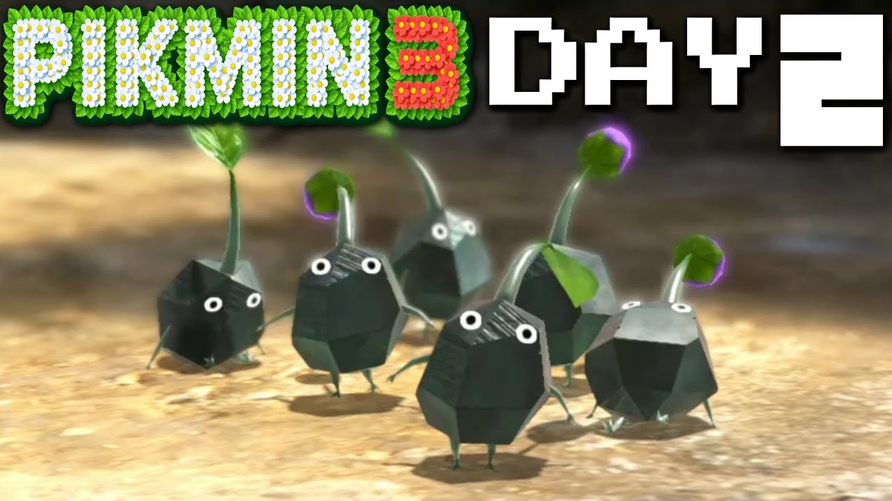 Pikmin 3: Rock Power - DAY 2 (Nintendo Wii U HD Gameplay Walkthrough ...