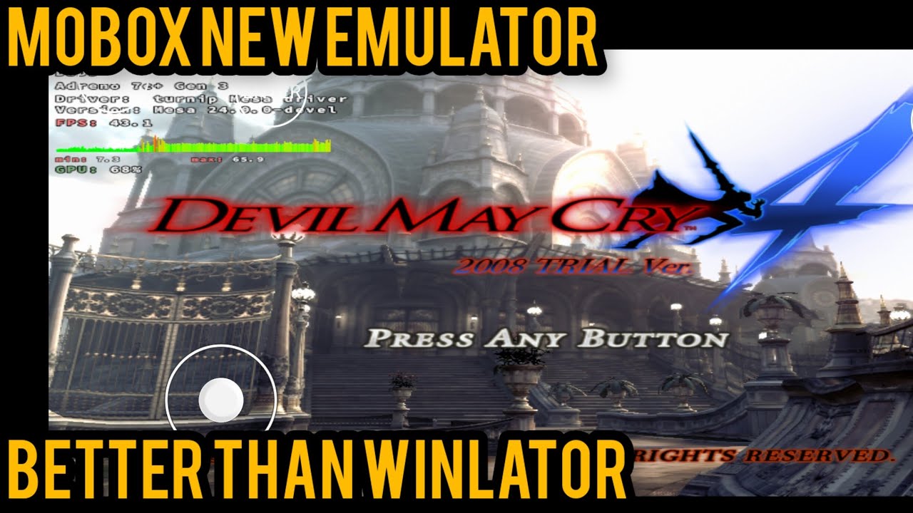 Devil May Cry 4 Mobox Windows Emulator on Android Realme GT Master ...