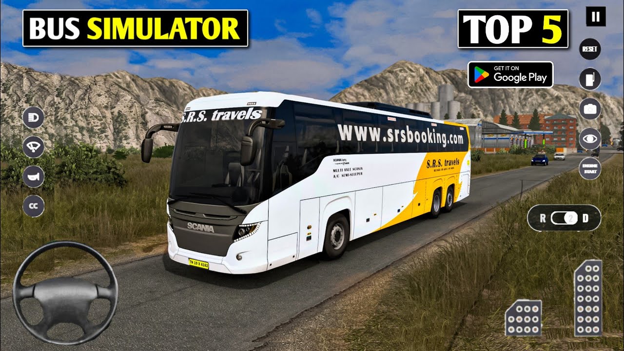 Top 5 Bus Simulator Games For Android | New High Graphics Bus Simulator ...