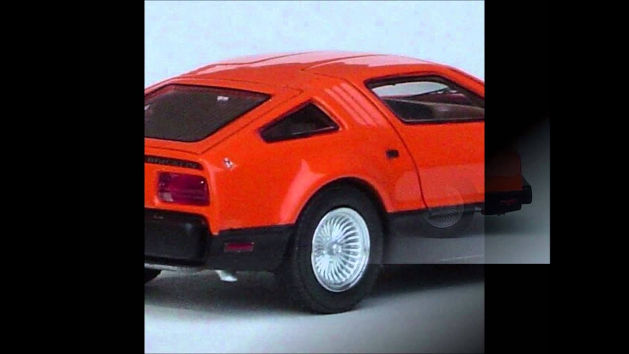 Automodello 1:43 Scale Bricklin SV1 Safety Red - YouTube