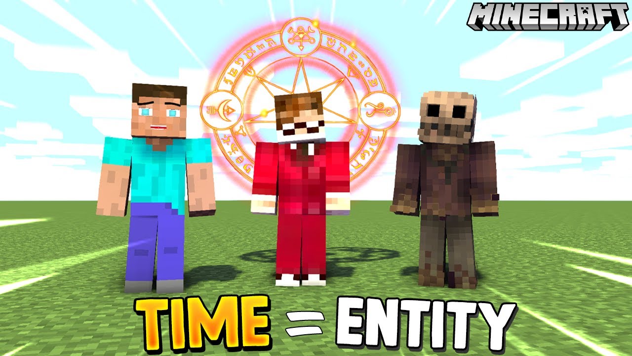 Minecraft, But I Convert to Random Minecraft Entity in Every 5 Minutes ...