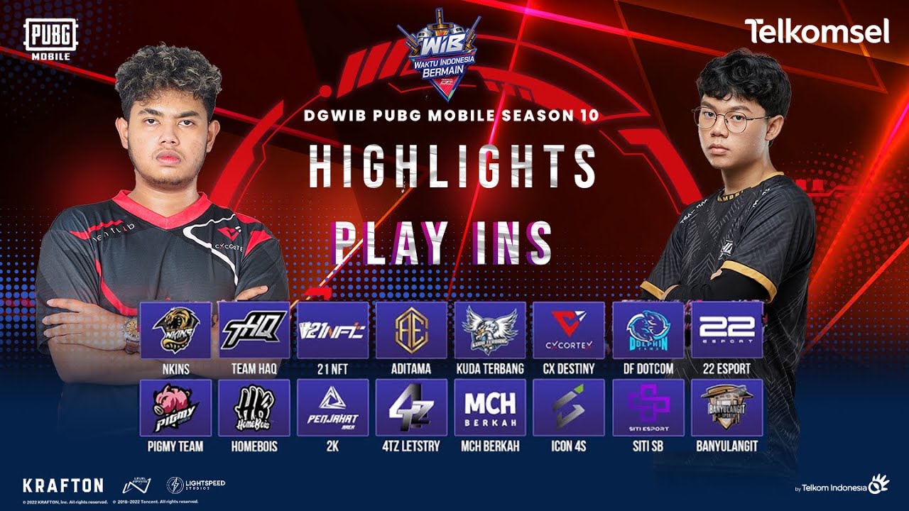 HIGHLIGHTS - CX HALLEY DAN 8 TIM DARI PLAY INS KE FINALL!! DGWIB PUBG ...