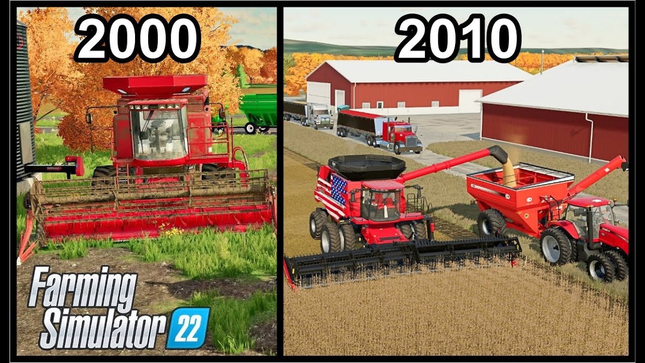 I SPENT 10 YEARS BUILIDNG A BEAUTIFUL 2000'S FARM FROM SCRATCH! FARMING ...