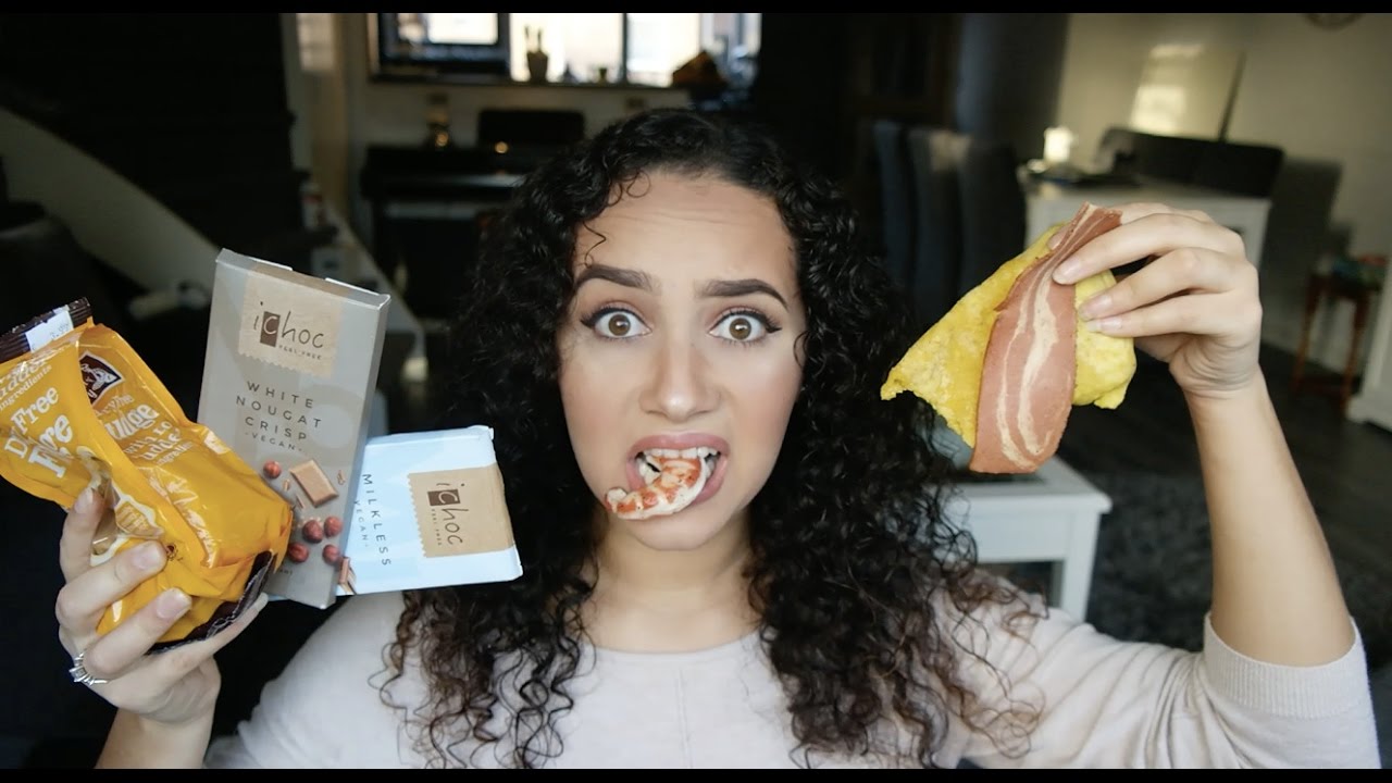 VEGAN TASTE TEST | TASTING WEIRD STUFF (shrimp, bacon & more) - YouTube