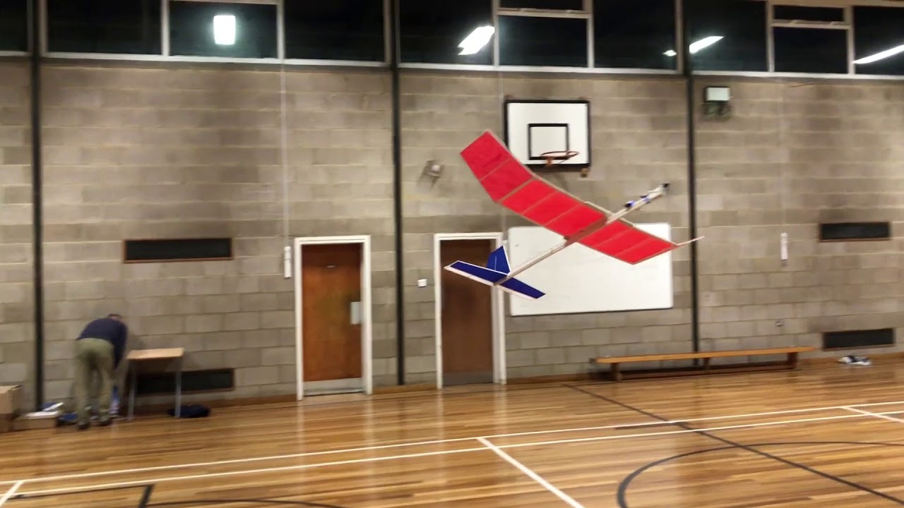 The giant Gymminie Cricket cruises in the Impington gym Jan 2018 - YouTube