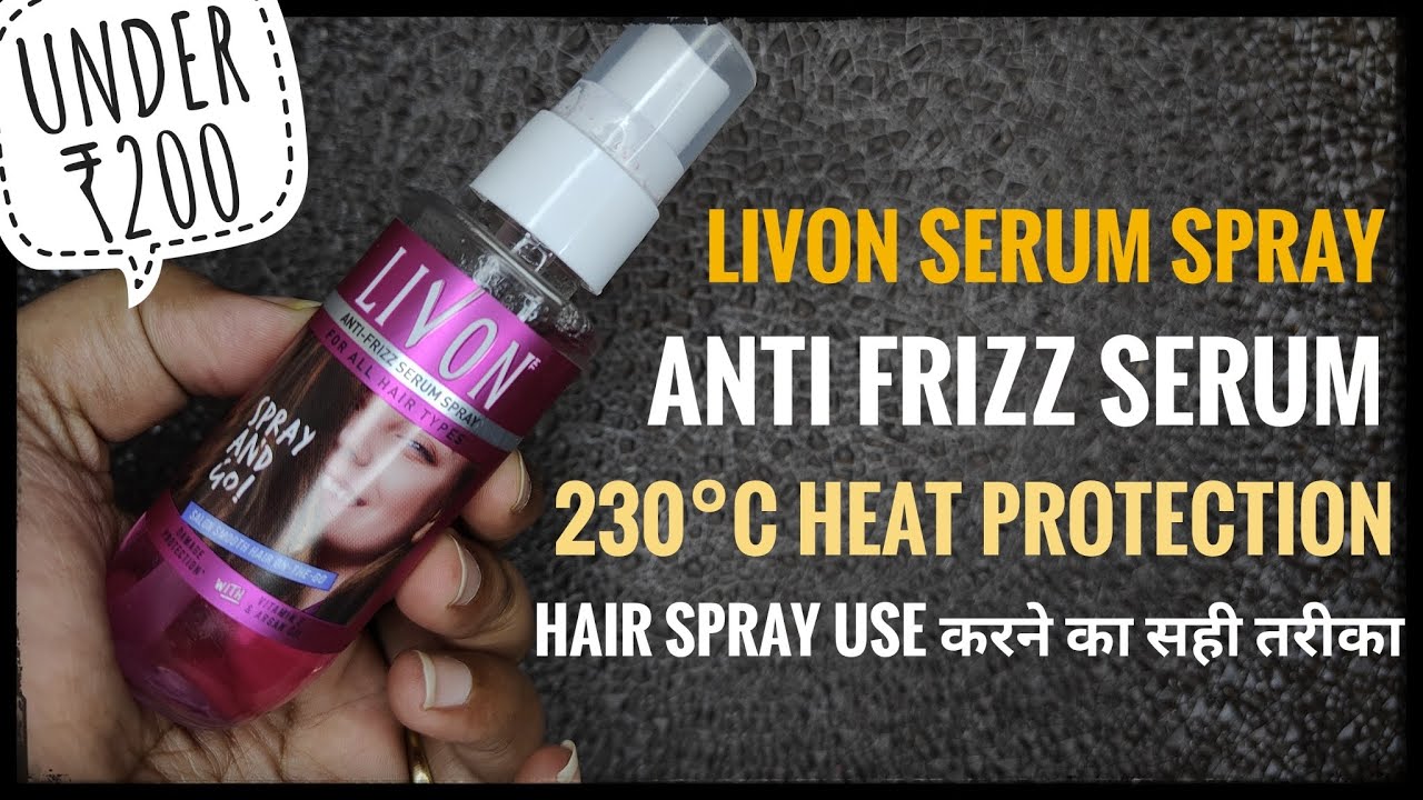 Livon Hair Spray Review | Sale | Livon Hair Spray kaise use kare ...