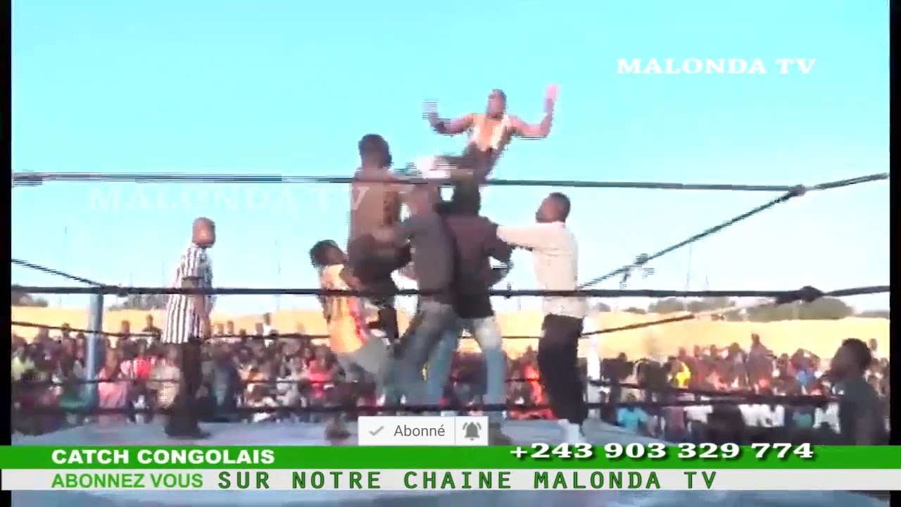 CATCH CONGOLAIS COMBAT ANGULUMA VS ÉLÉPHANT - YouTube