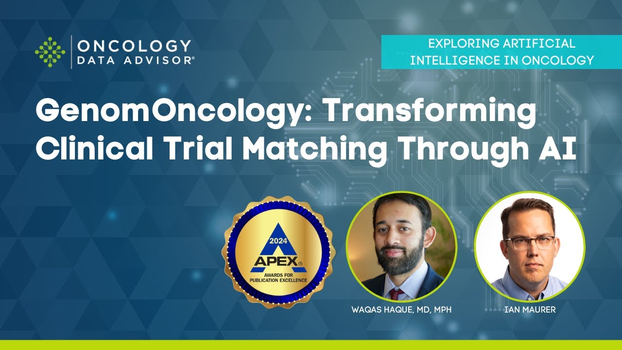 How GenomOncology Uses AI to Transform Clinical Trial Matching - YouTube