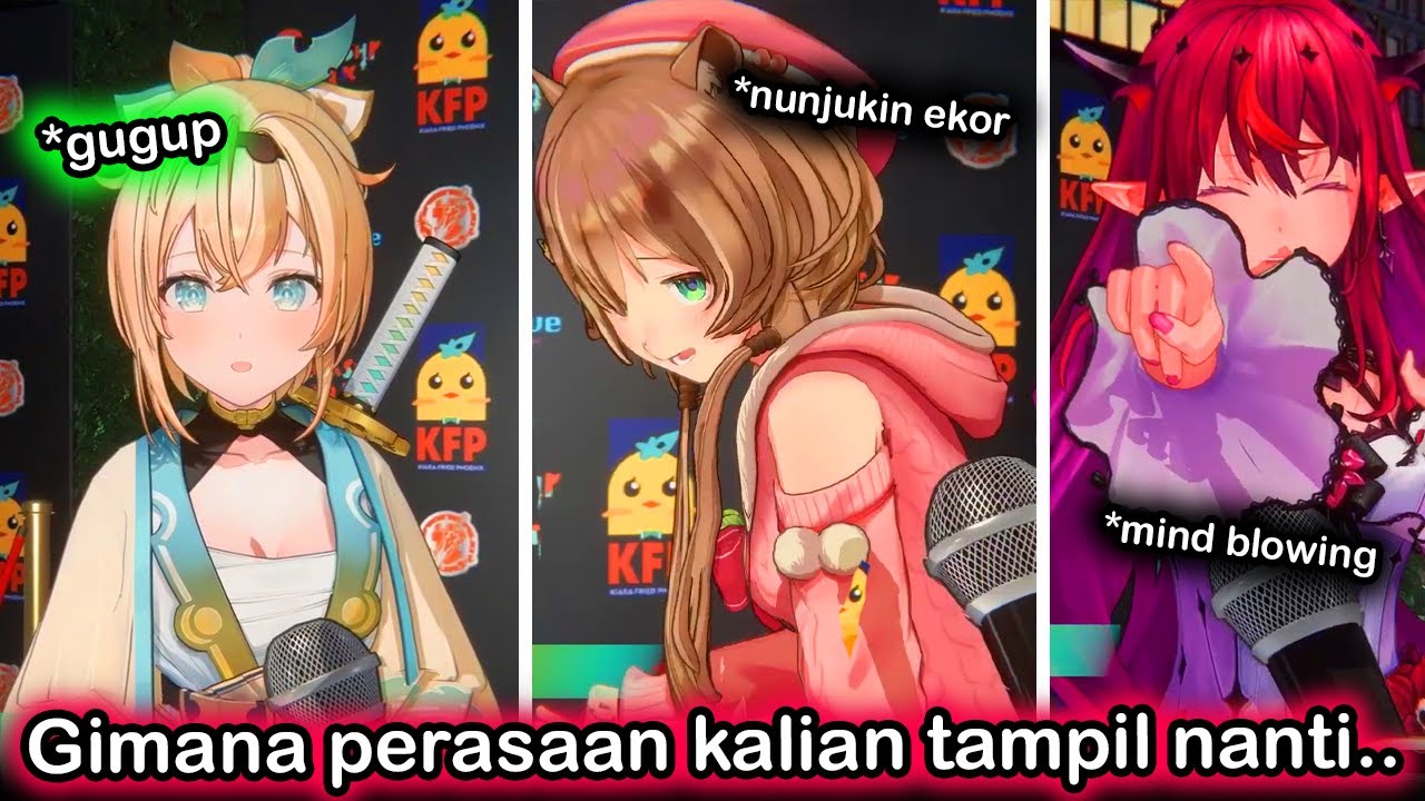 Member Hololive Ketika Ditanyain Perasaannya Sebelum Tampil Bareng ...