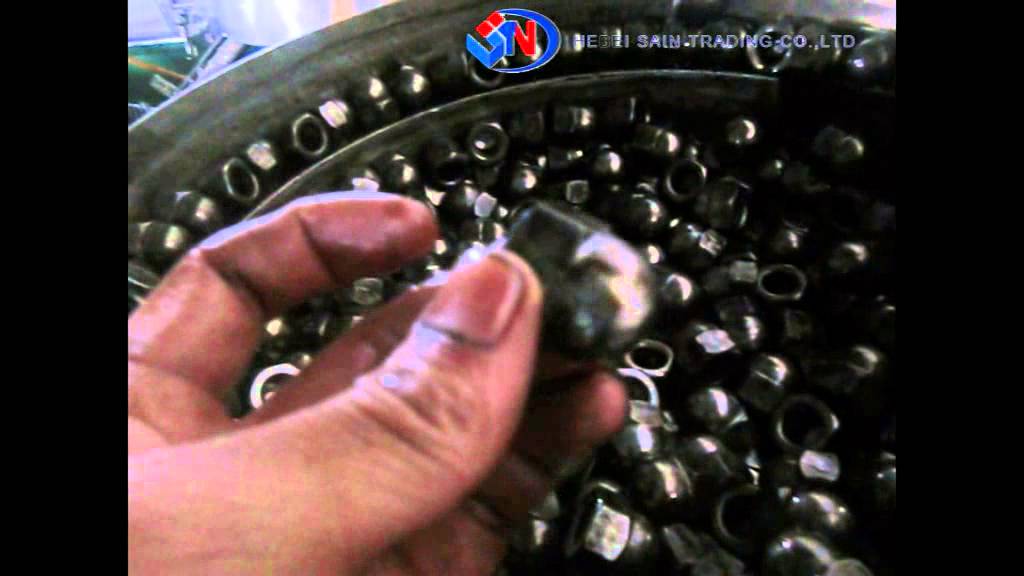 nut tapping machine - YouTube