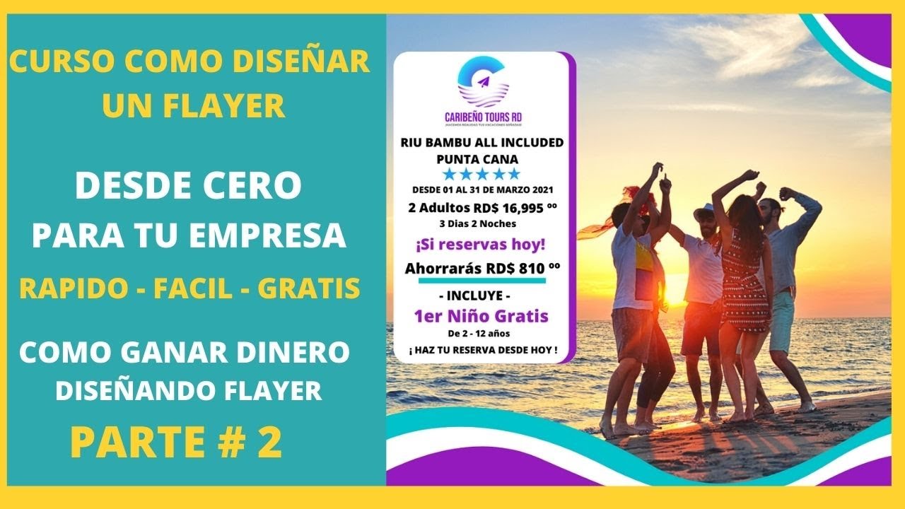 COMO HACER FLAYER PARA SU EMPRESA SIN PAGAR │como hacer un flyer para ...