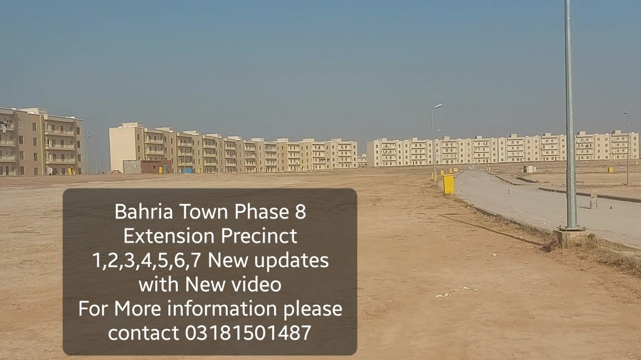Bahria Town Phase 8 Extension New Dovelopment And updates - YouTube