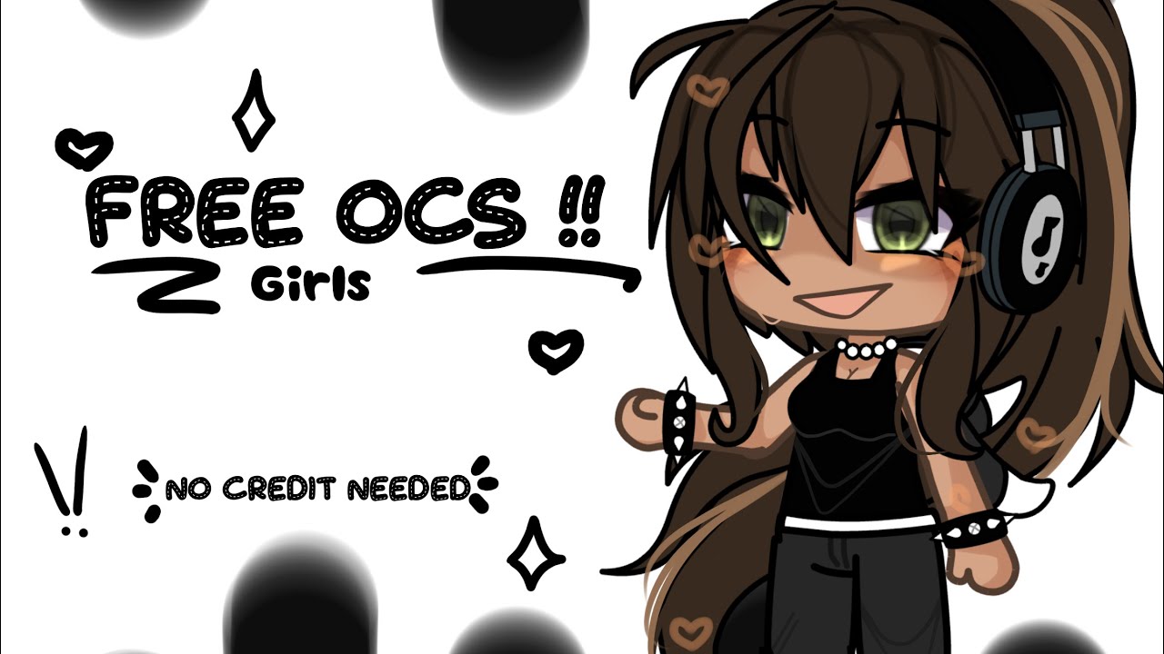 FREE GACHA GIRL OCS // gacha life oc 🎧 - YouTube