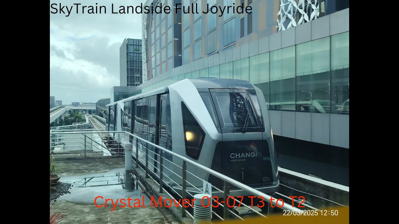 [SkyTrain Landside Joyride] CAG Mitsubishi Crystal Mover 03-07 T3 to T1 ...