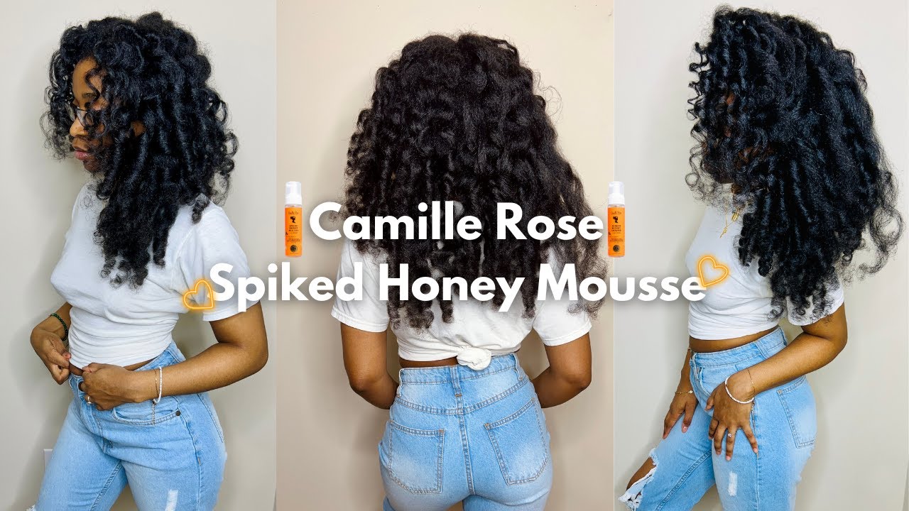 PERM ROD SET on Type 4 Hair | Camille Rose Spiked Honey Mousse Review ...