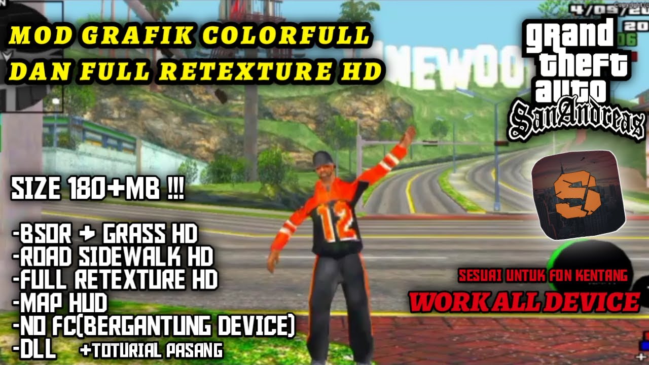🔴(SHARE)MODPACK GTA SAMP GRAFIK COLORFULL & FULL RETEXTURE HD - YouTube