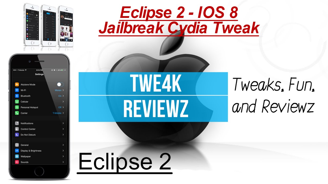 Eclipse 2 - IOS 8 Jailbreak Cydia Tweak (2016) - YouTube