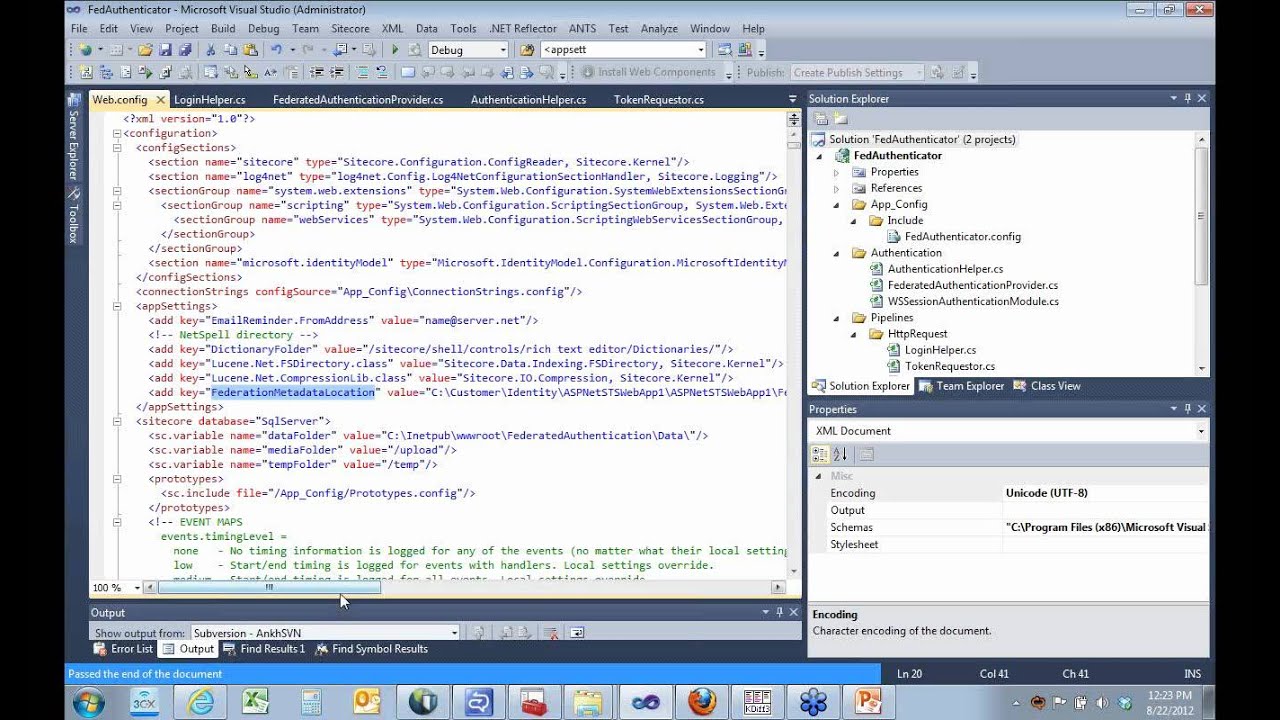 Federated Authentication with Sitecore and Windows Identity Foundation - YouTube