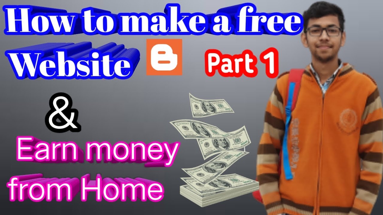 [HD] How to make a free Website?? Earn money from Home - YouTube