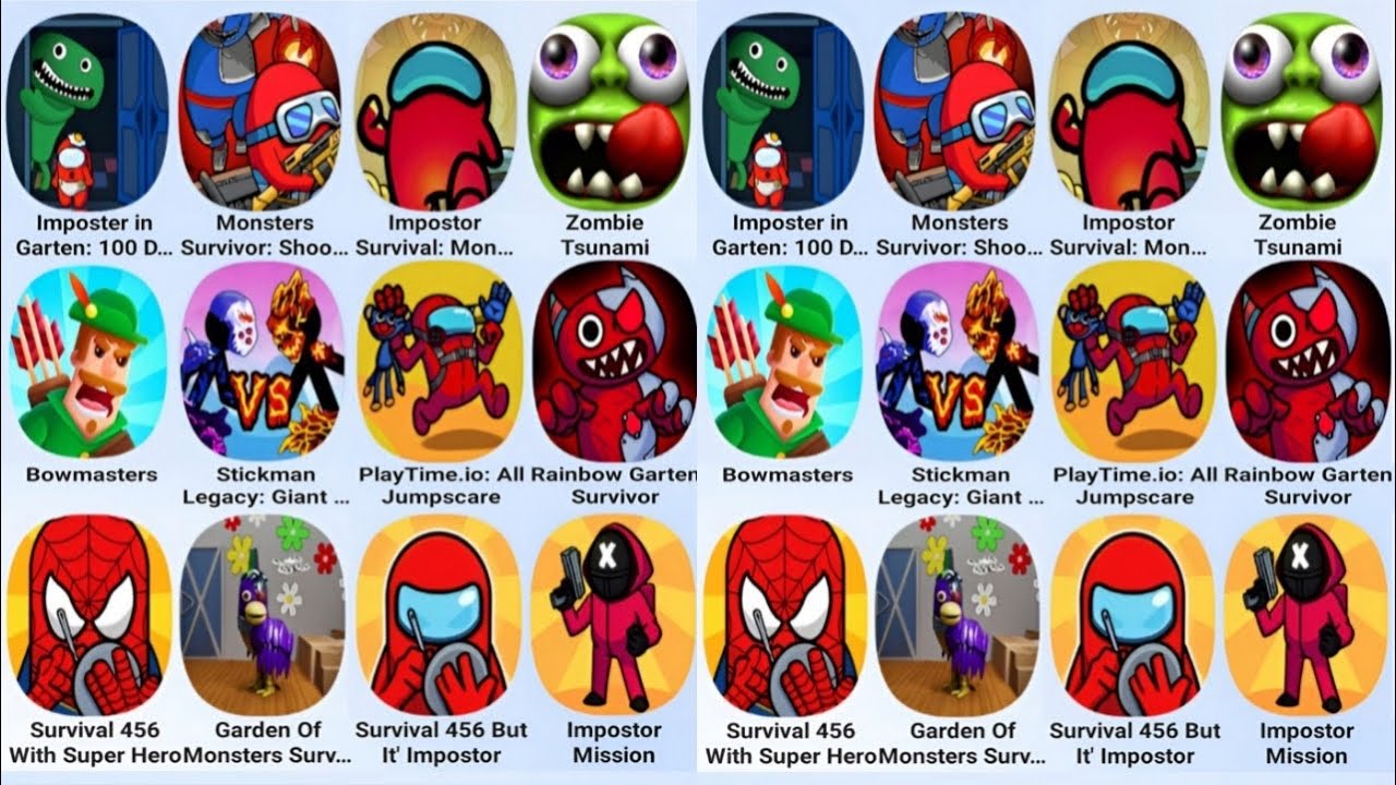 Imposter in Garten, Monsters Survivor, Impostor Survival, Zombie ...