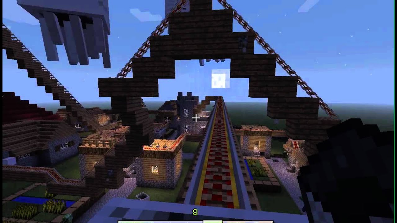 Minecraft-ghast train - YouTube