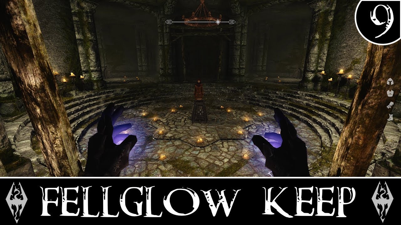 Ultimate Skyrim Let's Play #9 - Fellglow Keep - YouTube