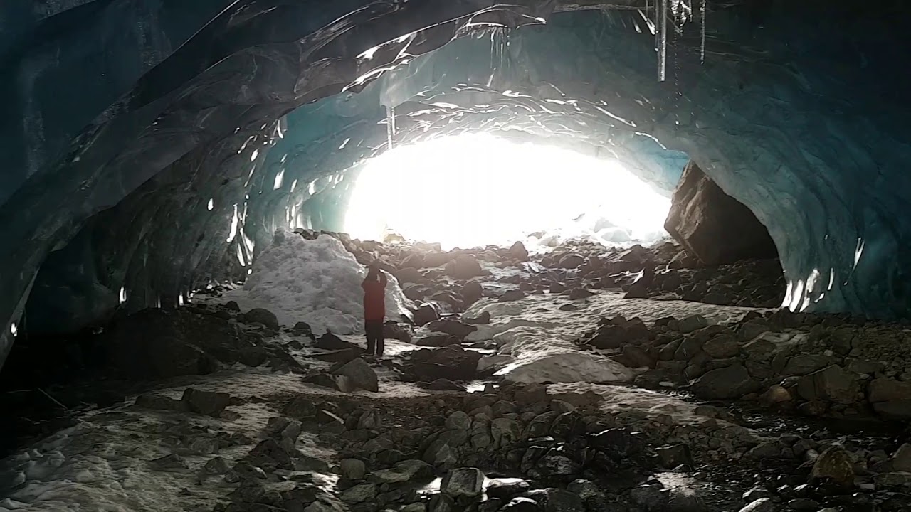 Snow Life - Pemberton ice field ice cave via snowmobile - YouTube