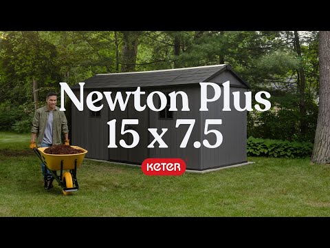 Introducing The Keter Newton Plus 15 x 7.5ft Shed