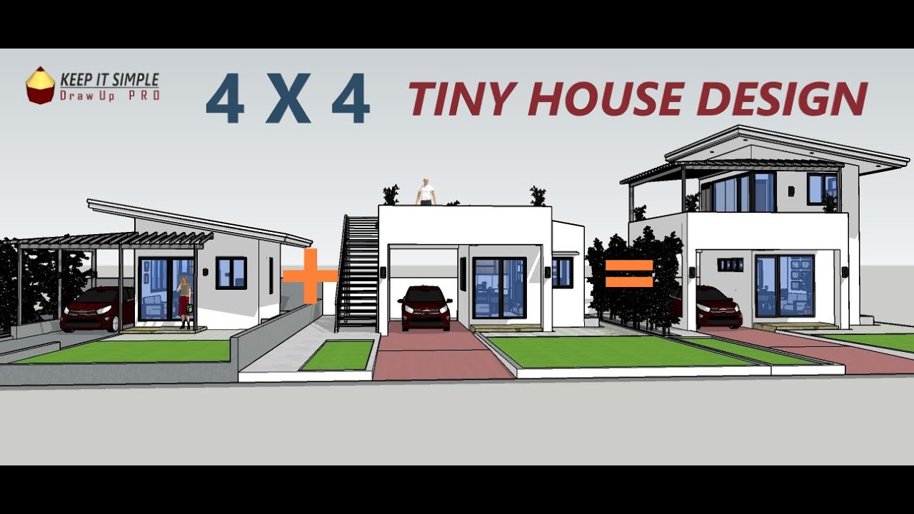 Tiny House Design 4x4 - YouTube