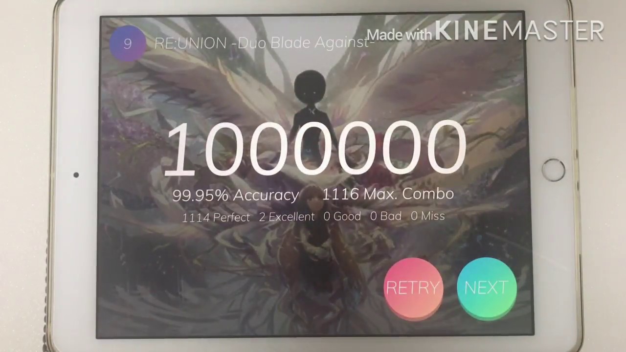 【Cytoid】 RE: UNION -Duo Blade Against- Lvl 9(HARD) 2gr MM!!!! TP 99.95 ...