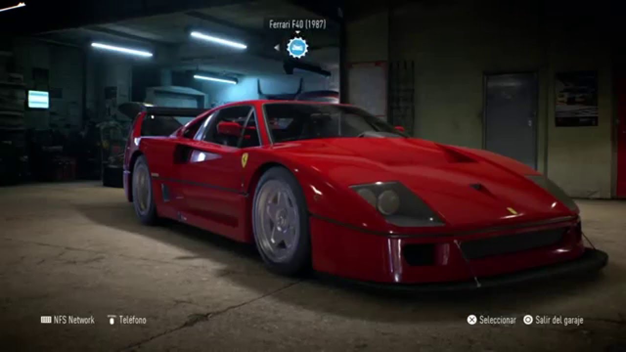 Ferrari F40 (1987) 927hp build / máximas prestaciones Need for Speed ...