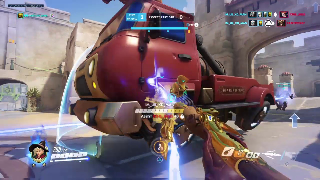 Overwatch so much damage boost - YouTube