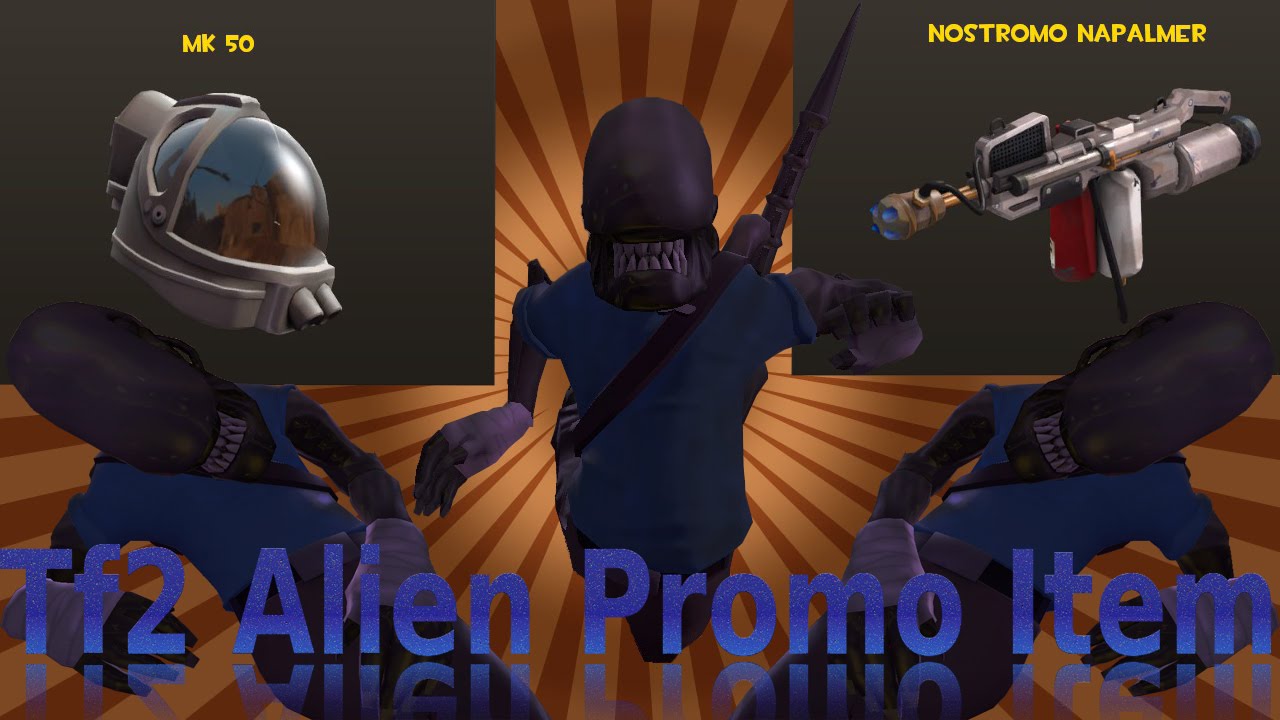 TF2 The Alien Promo Items - YouTube