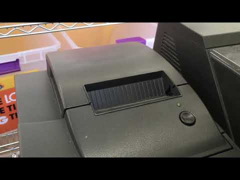 NCR 7167 thermal receipt printer - YouTube