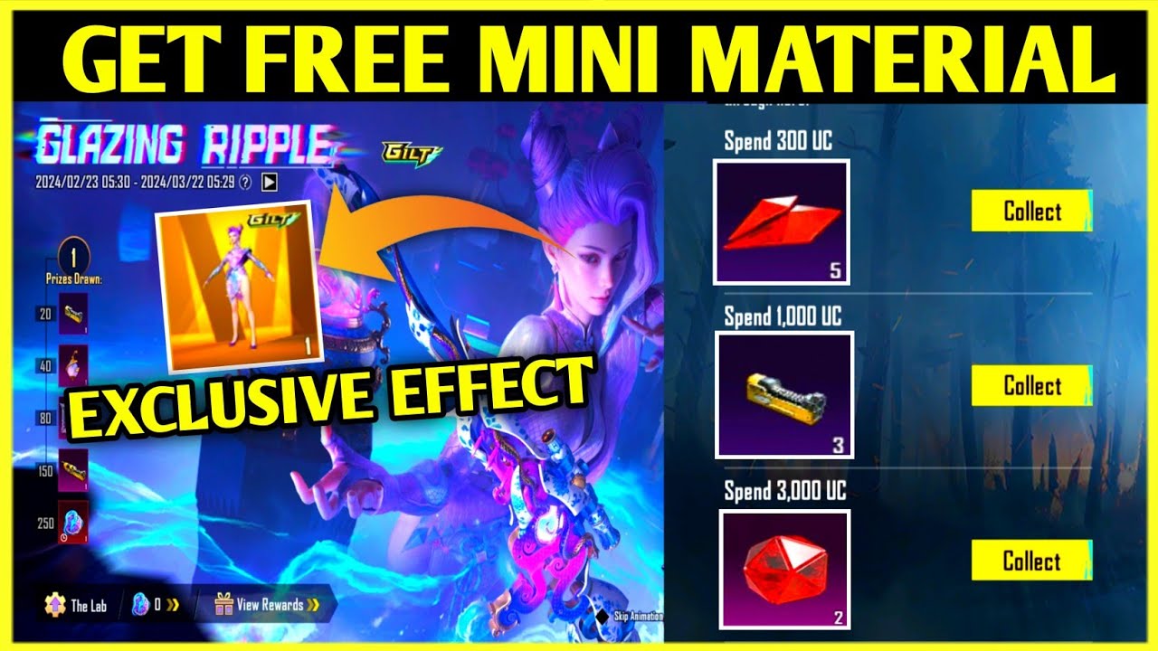 GET FREE MINI MATERIAL IN PUBG MOBILE😍 | UC SPENDING NEW EVENT🔥 - YouTube