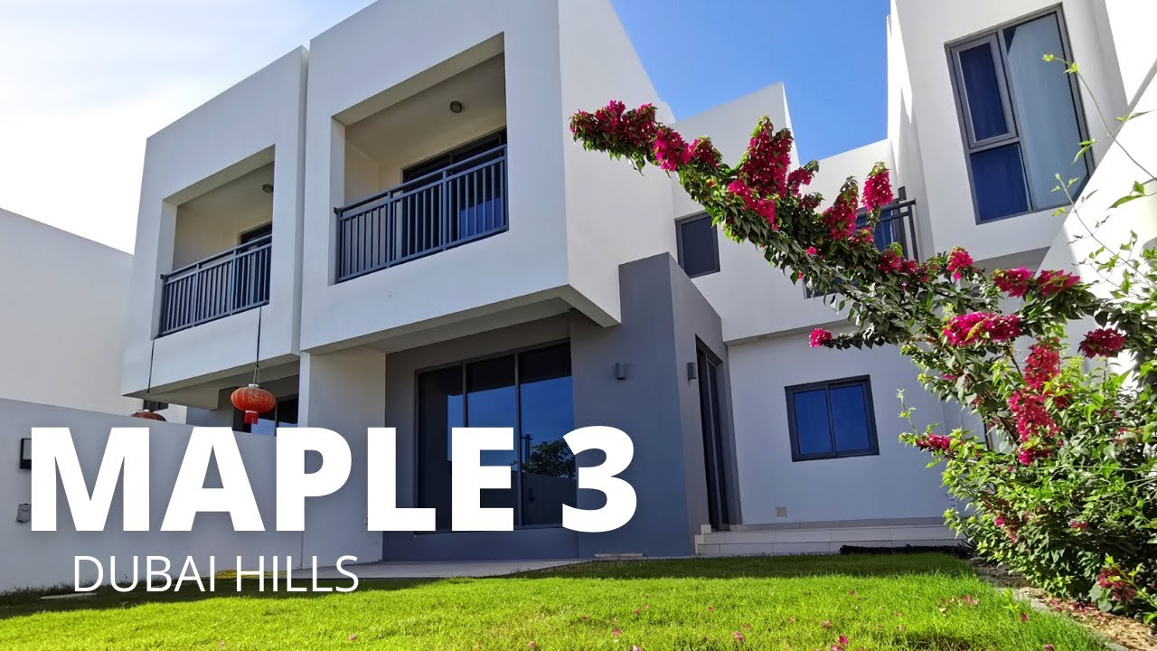 Dubai Hills Maple 3 (3 bedroom Townhouse) - YouTube