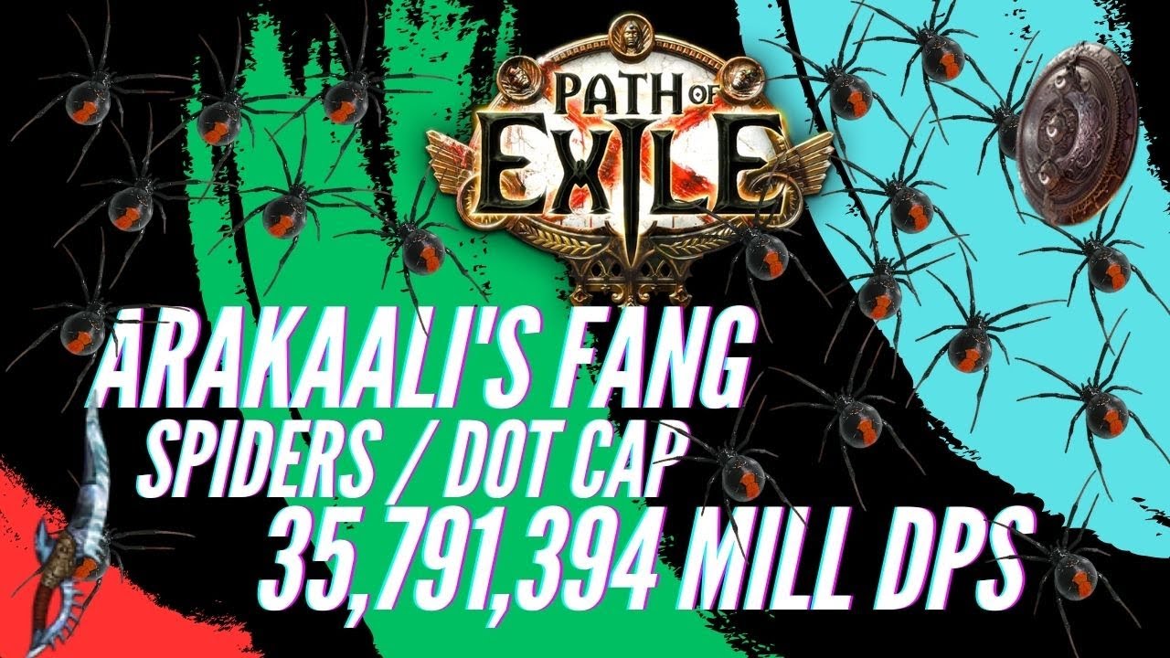 Path Of Exile - Arakaali's Fang - Spiders / Occultist / Dot Cap / Awesome Mapper / Very Tanky ...