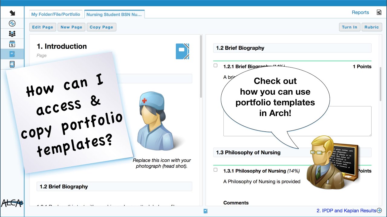 1 ~ Using the NWOSU BSN Portfolio Template - YouTube